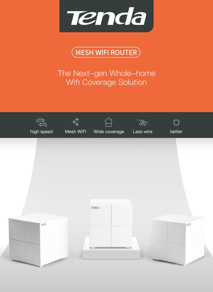 Tenda MW6(Mesh3) Home Mesh Wi-Fi System – Epodot.com