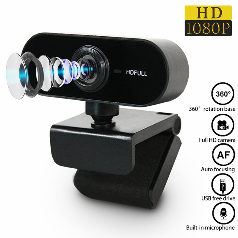 1080P HD Mini Web Camera With Microphone – Epodot.com